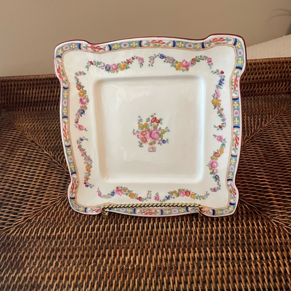 Minton | Dining | Vintage Minton Rose Porcelain Serving Plate | Poshmark